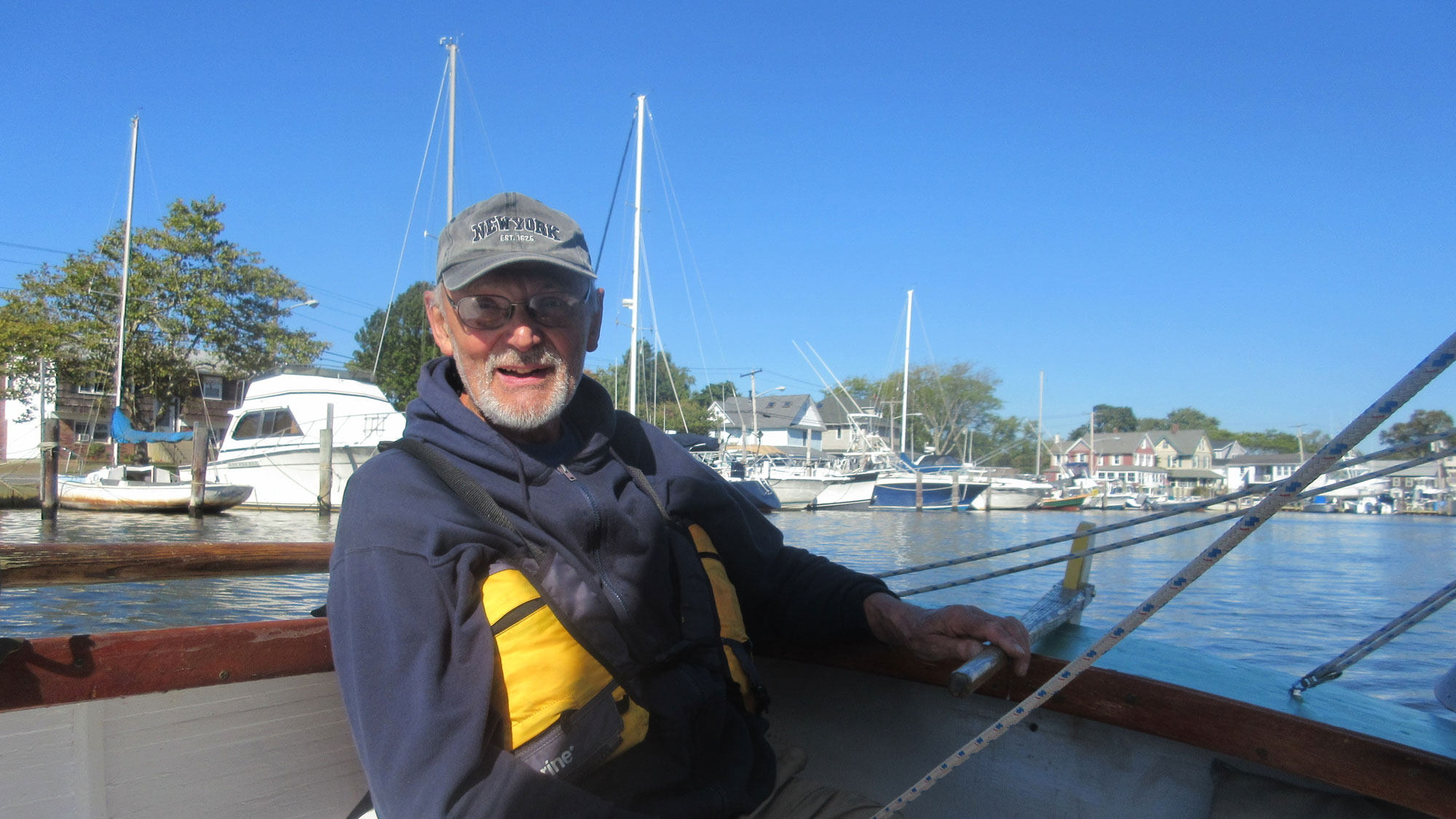 Sailing The Sumpwams Creek With Tom Stock - Home In Babylon
